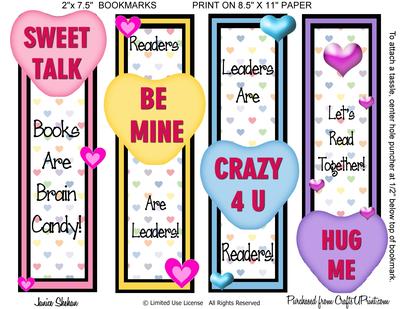 Hearts Galore 2 Bookmarks - CUP659861_2049 | Craftsuprint