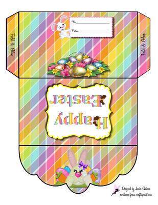 Girl Easter Bunny Money Wallet - CUP672315_2049 | Craftsuprint