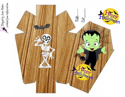 Halloween Coffin Treat Box Frankenstein - CUP680871_2049 | Craftsuprint