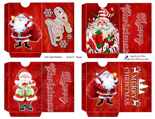 CHRISTMAS MINI WALLET - CREDIT CARD GIFTS - CUP743990_2049 | Craftsuprint