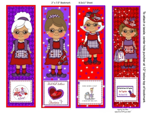 RED HAT BOOKMARKS - CUP951384_2049 | Craftsuprint