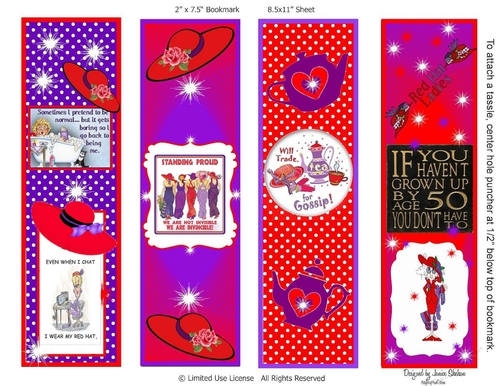 RED HAT BOOKMARKS 2 - CUP951385_2049 | Craftsuprint