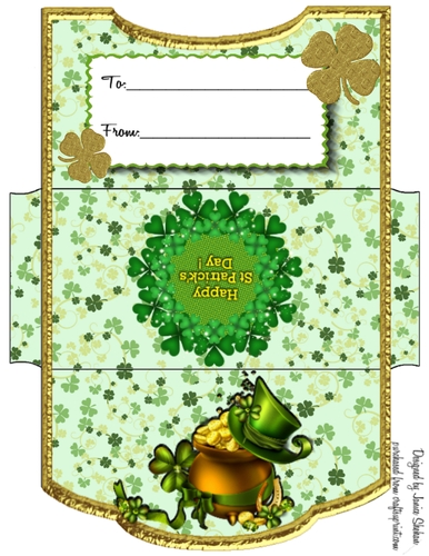 ST. PATRICKS DAY MONEY WALLET - CUP952136_2049 | Craftsuprint