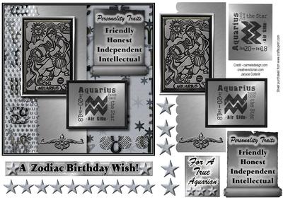 Signs of the Zodiac - Aquarius - Jan 20th - Feb 18th - CUP402449_1035 ...