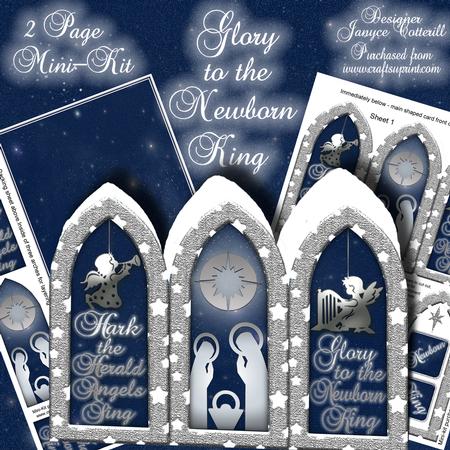 Glory to the Newborn King, 2 Page Mini-kit - CUP452838_1035 | Craftsuprint