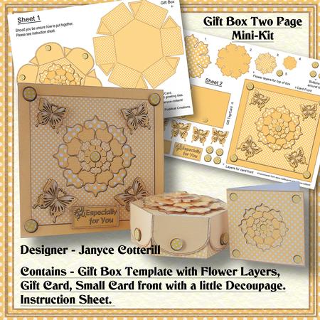 Soft Yellow Gift Box Mini-kit - CUP629841_1035 | Craftsuprint