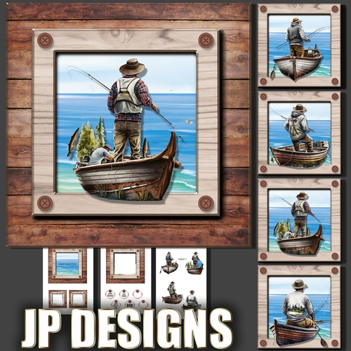 Fishing Topper kit - CUP1211003_99433 | Craftsuprint