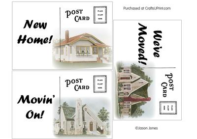 New Home Postcards - CUP199541_1068 | Craftsuprint