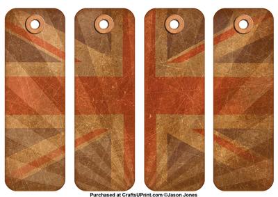 Vintage Union Flag (union Jack) Bookmarks - CUP200756_1068 | Craftsuprint