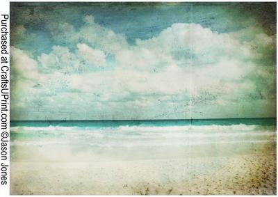 Sand, Sea and Clouds Backing Paper - CUP217822_1068 | Craftsuprint