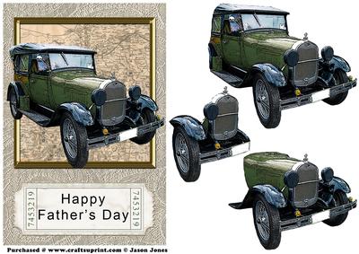 Father's Day Vintage Ford - CUP217981_1068 | Craftsuprint