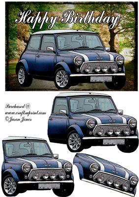 Old Style Mini Card Front - CUP221732_1068 | Craftsuprint