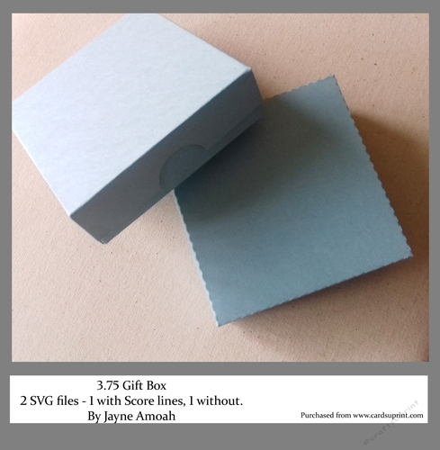 3.75inch - 9.52cm SVG, Gift box - CUP1002535_2101 | Craftsuprint