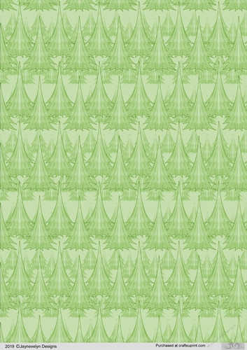 Christmas trees background paper 5 - CUP1002980_2101 | Craftsuprint