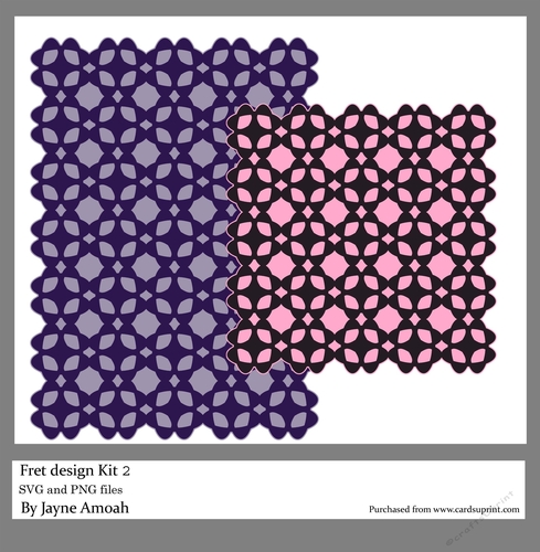 Square and rectangle Fret design Kit 2 - CUP899521_2101 | Craftsuprint