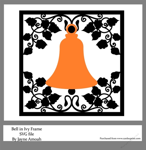 Bell in Ivy foliage - CUP914303_2101 | Craftsuprint
