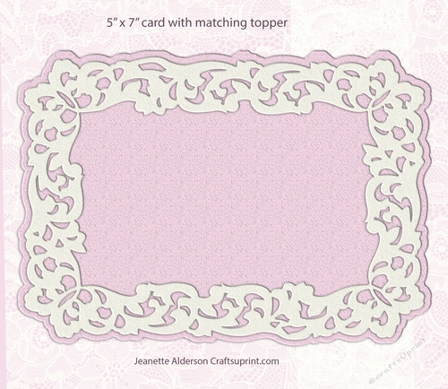 Topper Card One - CUP873720_63795 | Craftsuprint