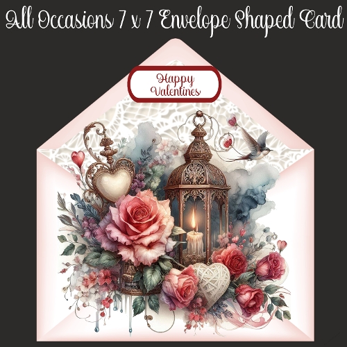 All Occasions 7 x 7 Envelope Shaped Card - CUP1360413_2474 | Craftsuprint