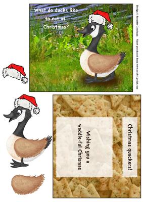 Funny Christmas Joke Christmas Quackers - CUP566827_1550 | Craftsuprint