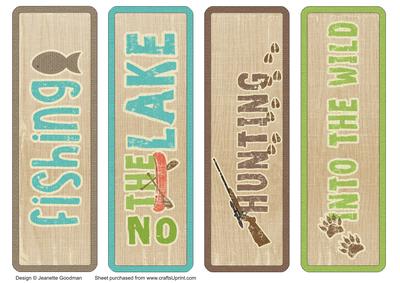Outdoor Adventure Bookmarks Set 3 - CUP606169_1550 | Craftsuprint