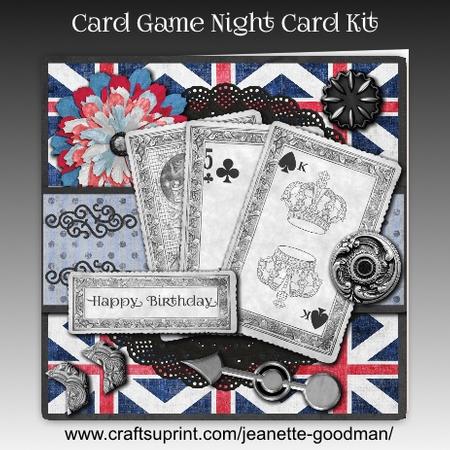 Card Game Night Card Kit - Red White and Blue - CUP622817_1550 ...