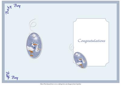 Baby Boy Insert - CUP160657_512 | Craftsuprint