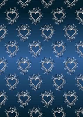 Floral Hearts Backing Paper 3 - CUP172114_512 | Craftsuprint