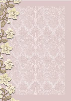 Dusky Pink Floral Background - CUP194437_512 | Craftsuprint