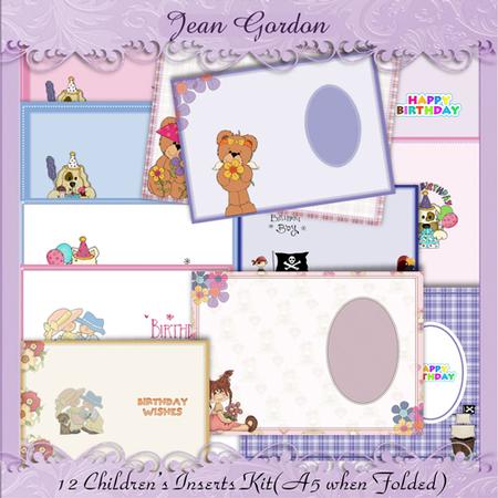 12 Children's Inserts - CUP509267_512 | Craftsuprint