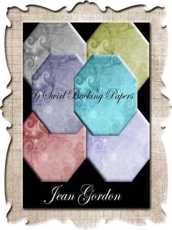 Swirl Backing Papers - CUP90402_512 | Craftsuprint