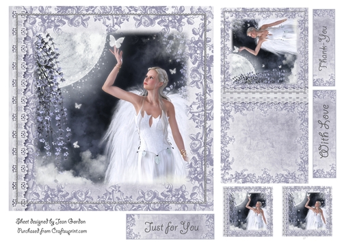 Angel With Butterflies - CUP905787_512 | Craftsuprint