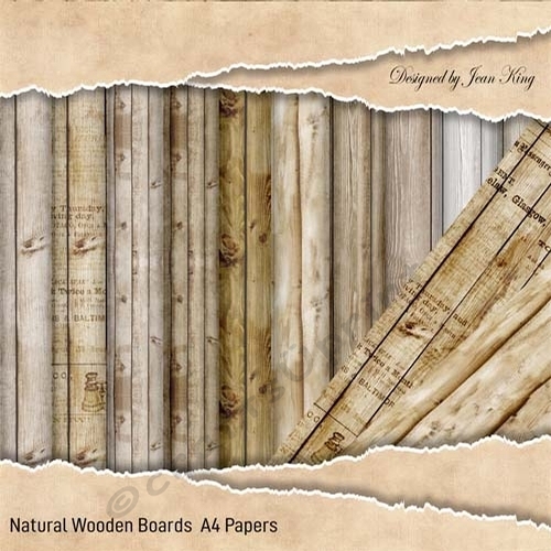 Natural Wood Boards A4 Papers - CUP1224316_1298 | Craftsuprint