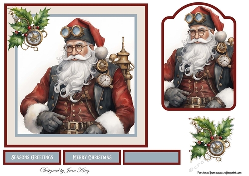 Steampunk Santa 2 - CUP1249567_1298 | Craftsuprint