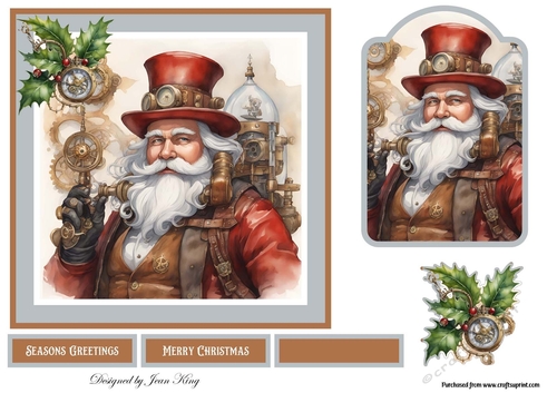 Steampunk Santa 3 - CUP1249568_1298 | Craftsuprint