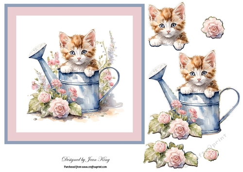 Kitten in a Watering Can 4 - CUP1259175_1298 | Craftsuprint