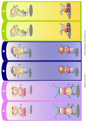 Kids Bookmarks - CUP236013_1298 | Craftsuprint
