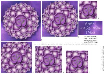 Crown Chakra / Sahasrara Pyramage Topper - CUP327802_1298 | Craftsuprint