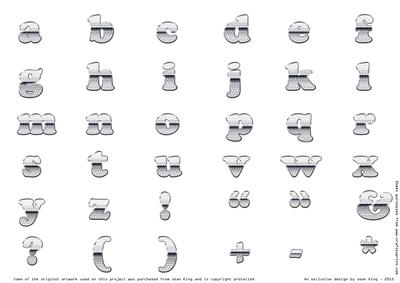 Chrome Alpha Lower Case Sheet - CUP465377_1298 | Craftsuprint
