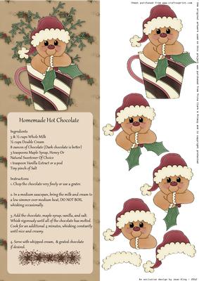 Large Dl Hot Chocolate Recipe Card Front - CUP469024_1298 | Craftsuprint