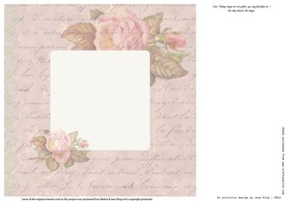 Vintage Flower Lady with Seed-gift Envelope 8x8 Insert - CUP510369_1298 ...
