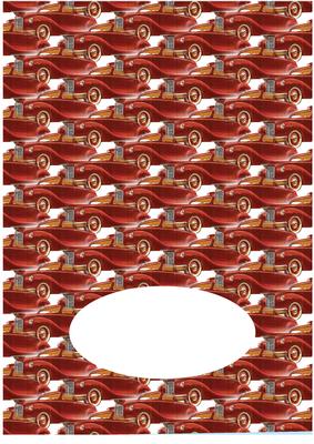 Dads Red Car Insert - CUP354519_1751 | Craftsuprint