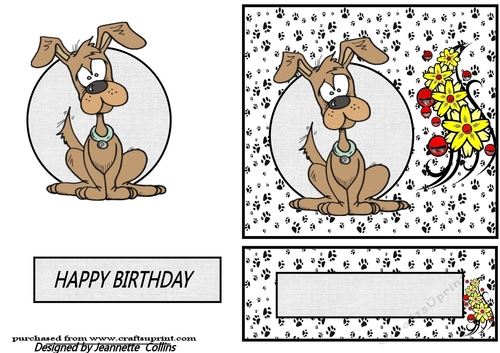 paws for a card - CUP794692_1751 | Craftsuprint