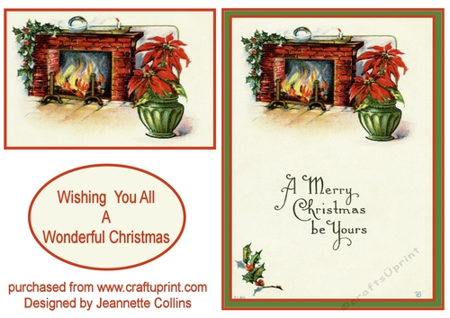 Christmas by the fire - CUP839216_1751 | Craftsuprint