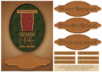 Here's Your O.b.e. Award - Over Bloomin' Eighty! - CUP534218_1777 ...