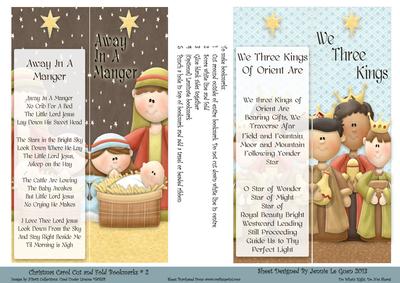 Christmas Carol Cut'n'fold Bookmarks 2 - CUP569505_1777 | Craftsuprint
