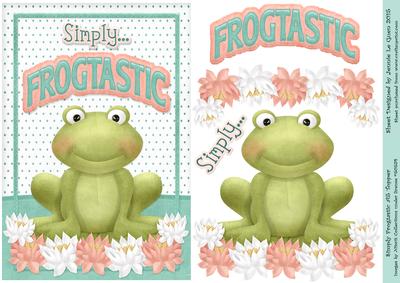 Simply Frogtastic! A5 Topper - CUP600319_1777 | Craftsuprint