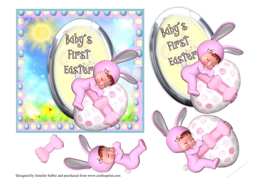 Baby Girls 1st Easter - CUP1097979_9955 | Craftsuprint