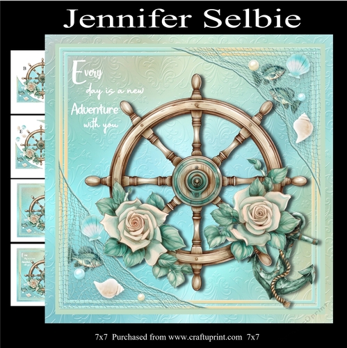 Ships Wheel Anniversary Card for Husband or Wife - CUP1299373_9955 ...