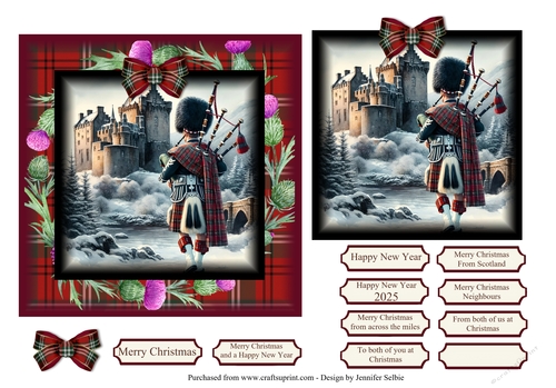 Christmas Piper No.1 - CUP1353210_9955 | Craftsuprint