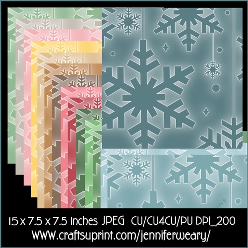 2 Hanging Snowflakes-Candyland Backgrounds - CUP1005404_68705 ...